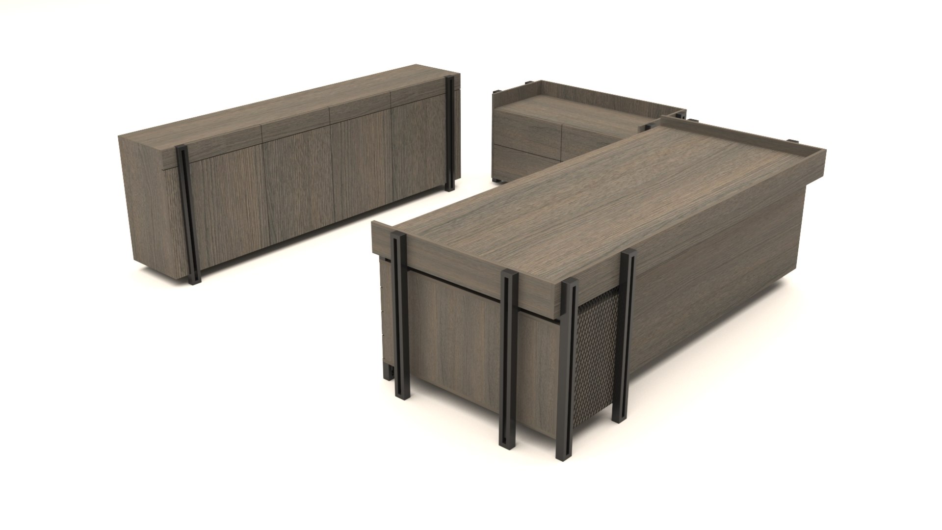 BOSS TABLE 3D model - TurboSquid 1886034