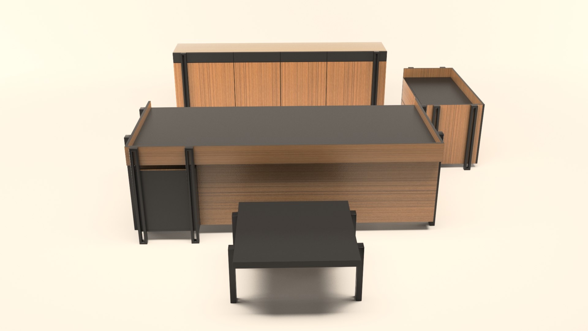 BOSS TABLE 3D model - TurboSquid 1886034