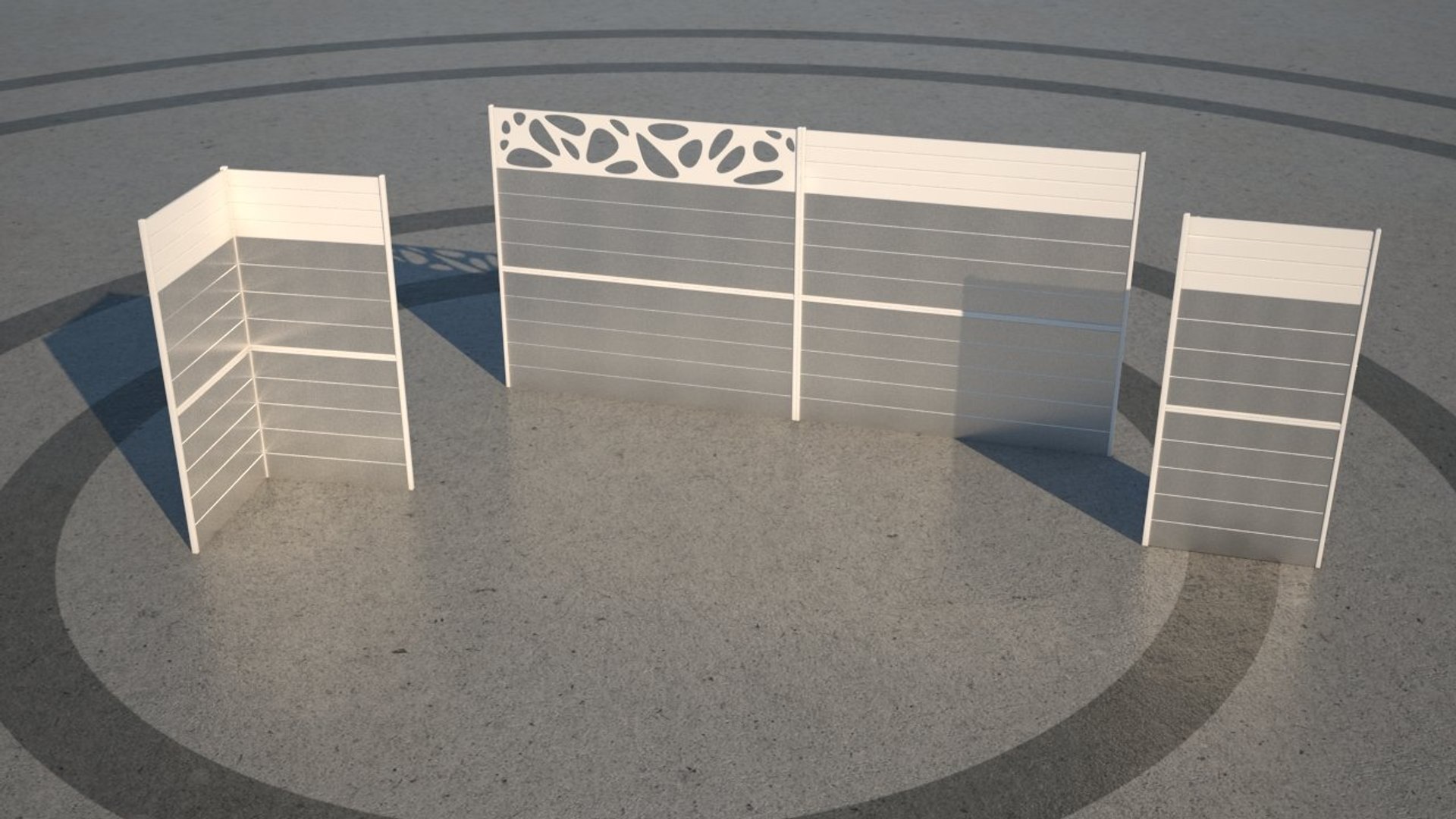 Fence Architectural Model - TurboSquid 1219559