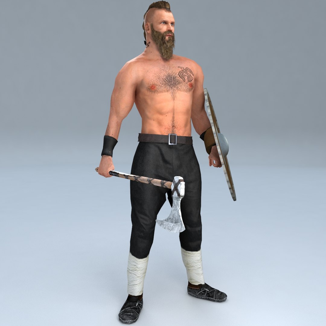 3D Rigged Viking 3 - TurboSquid 1502209