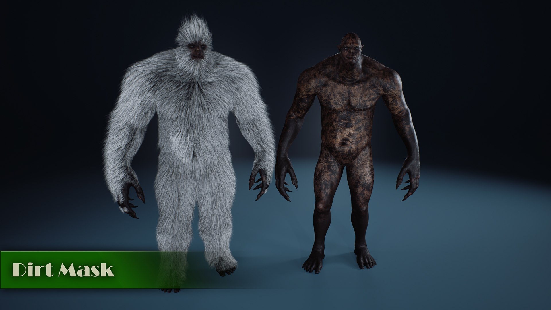 Yeti With Groom Hair 3D Model - TurboSquid 2308198