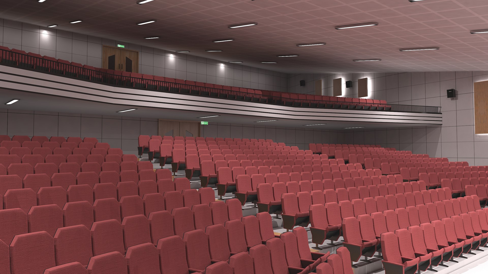 Lecture Hall 3D Model - TurboSquid 1582755