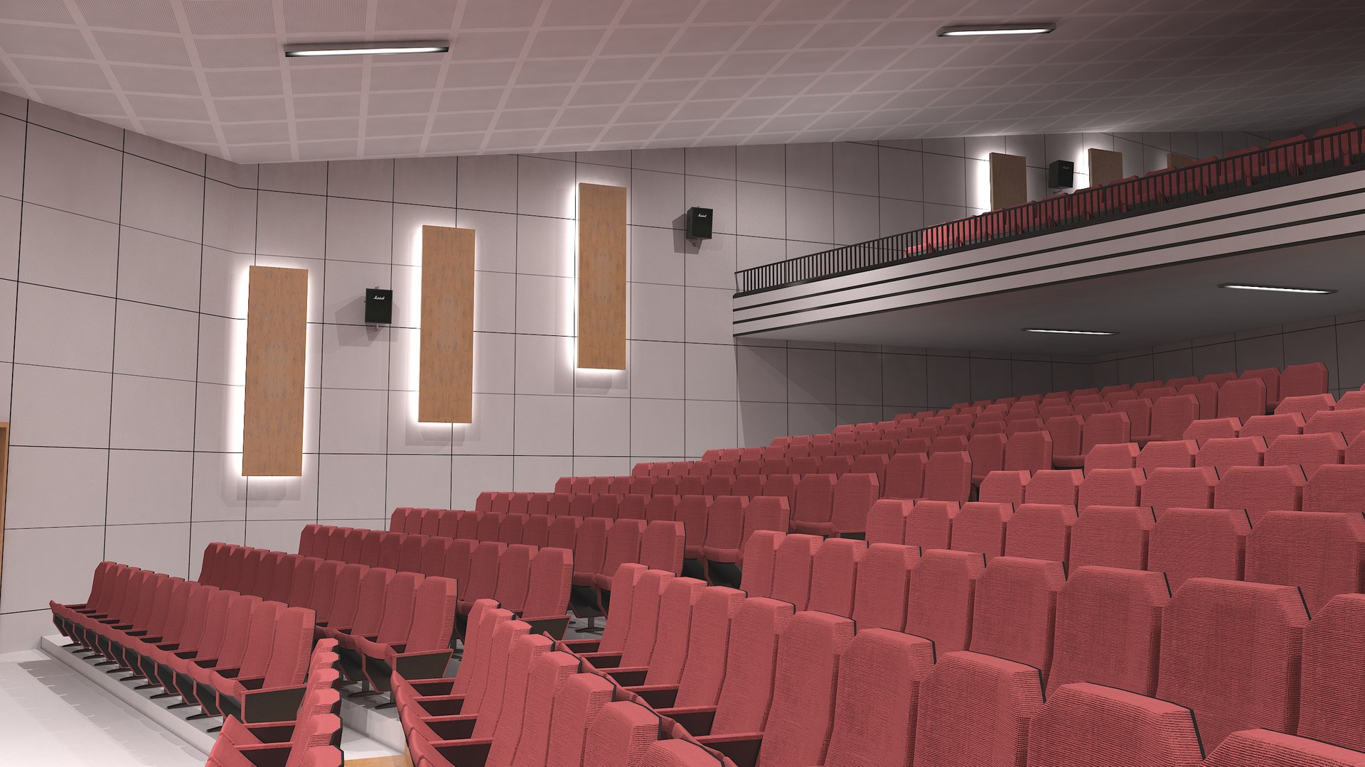 Lecture Hall 3D Model - TurboSquid 1582755
