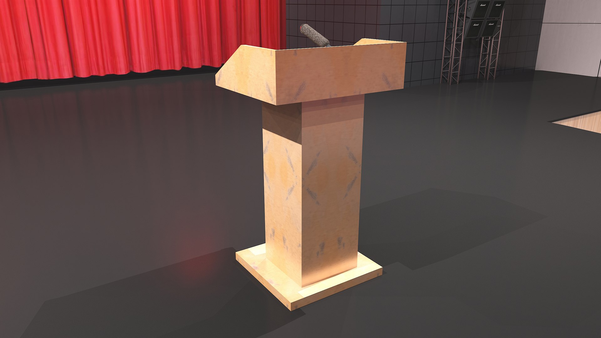 Lecture Hall 3D Model - TurboSquid 1582755