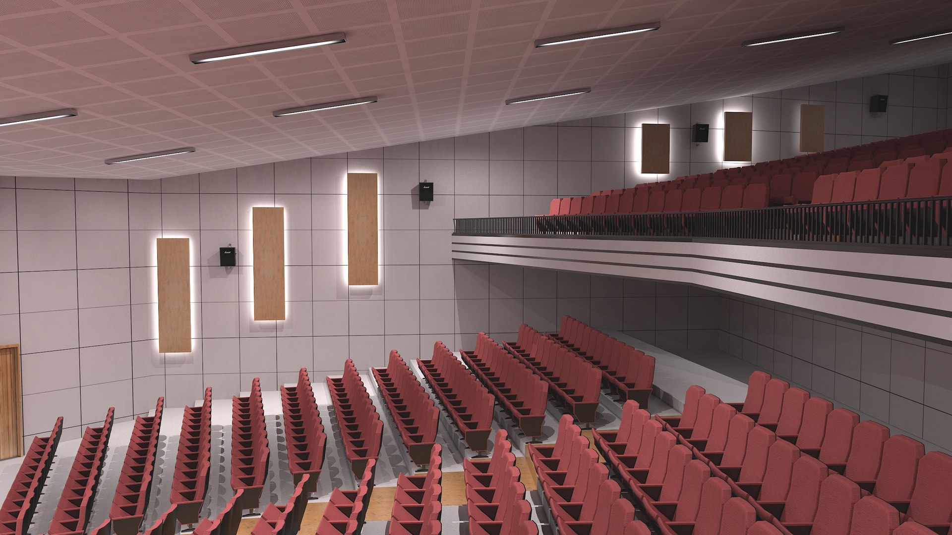 Lecture Hall 3D Model - TurboSquid 1582755