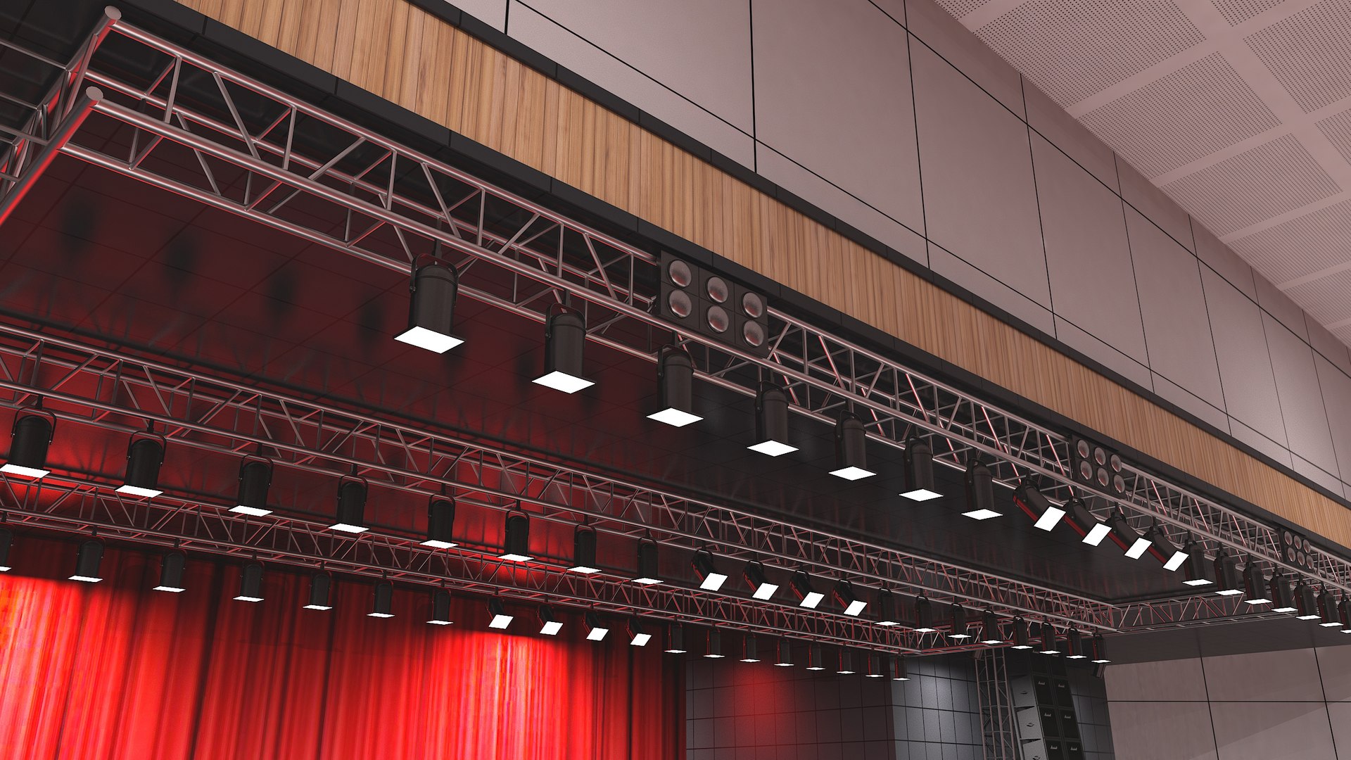Lecture Hall 3D Model - TurboSquid 1582755