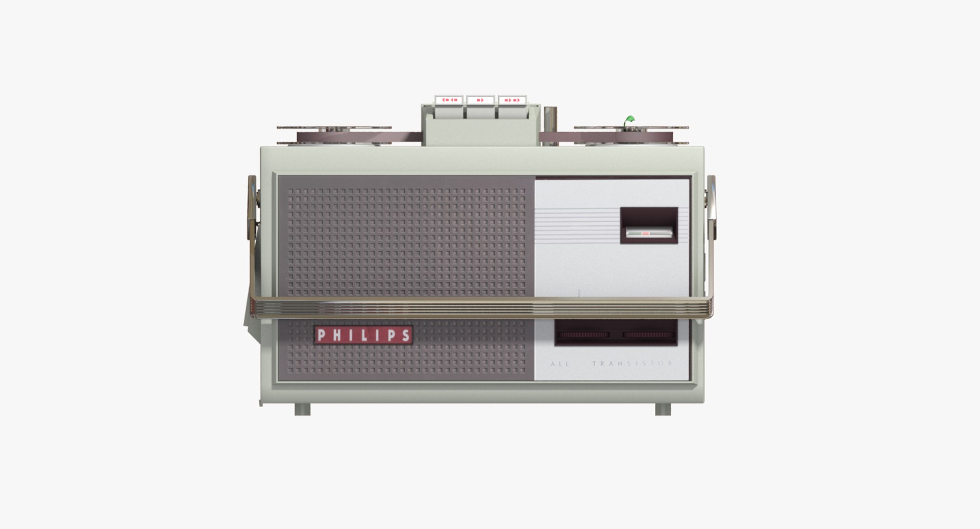 3D Philips Transistor 1960s Model - TurboSquid 1253039