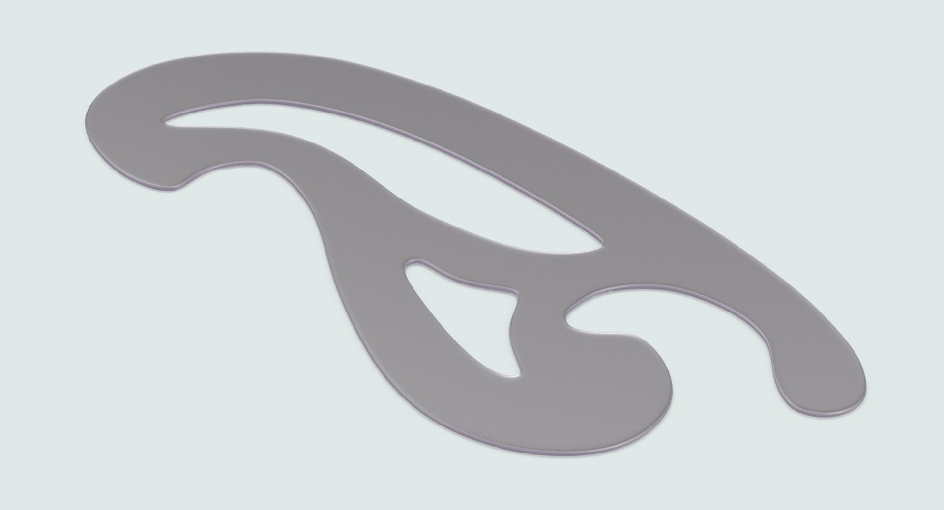 measuring-tool-set---french-curve 3d model