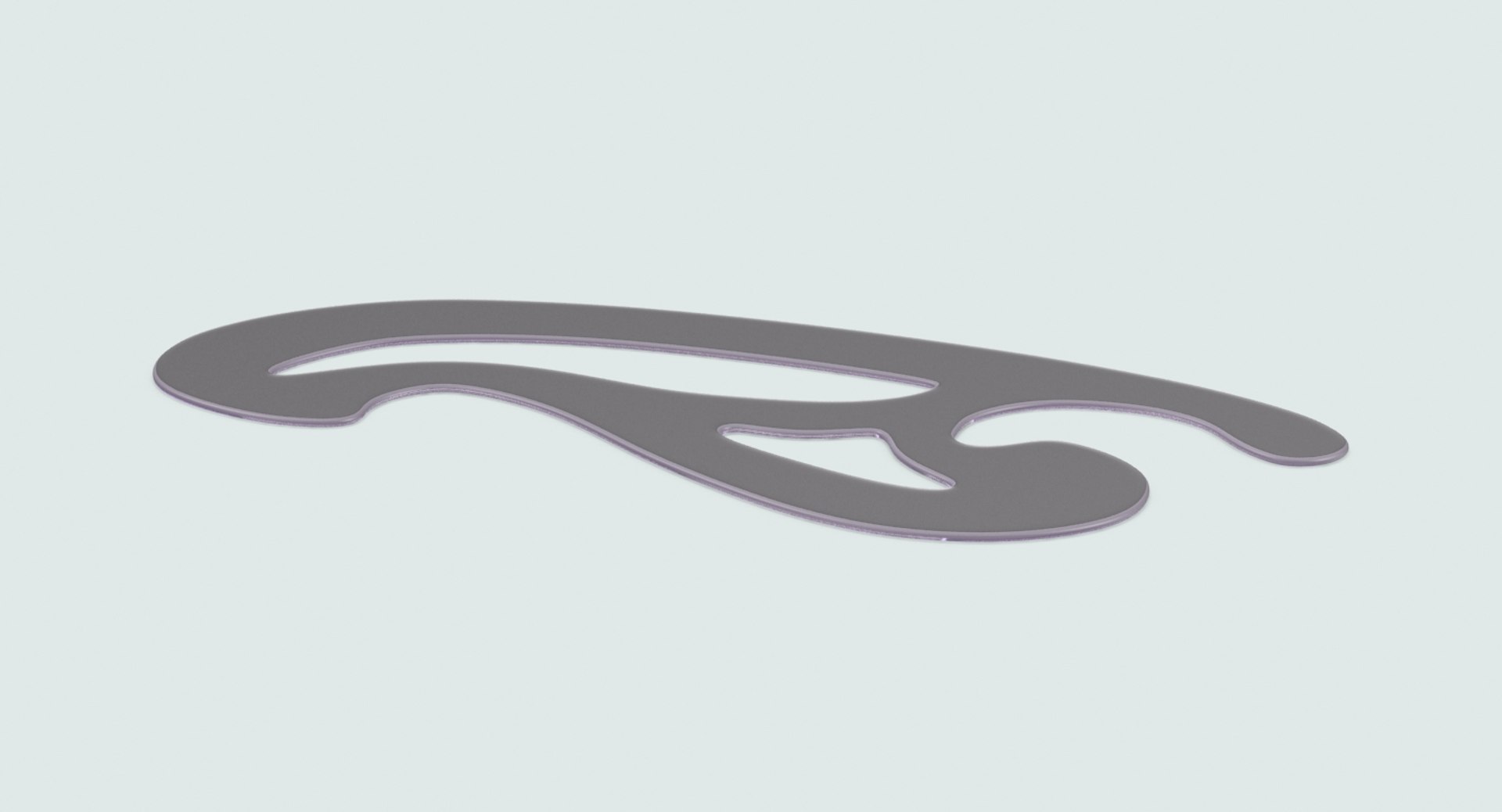 measuring-tool-set---french-curve 3d model