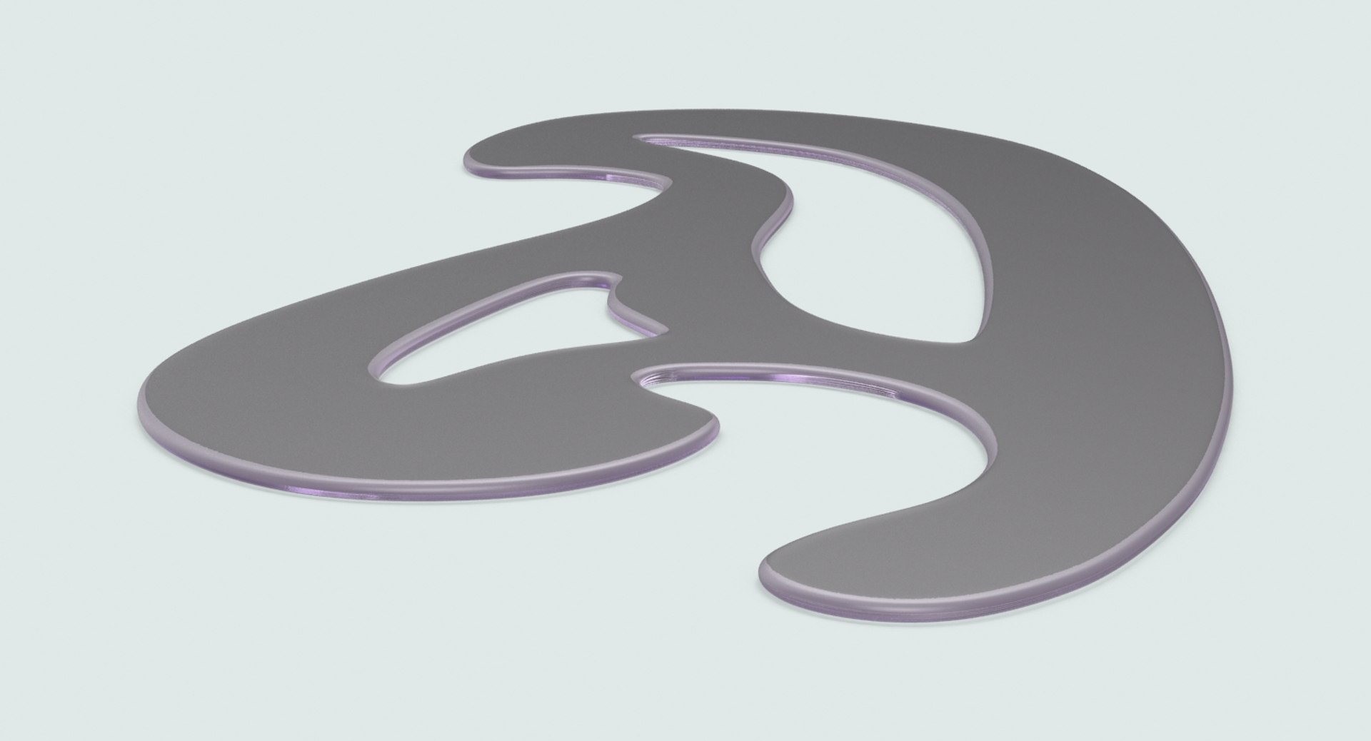 measuring-tool-set---french-curve 3d model