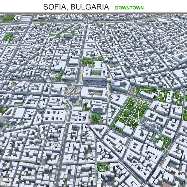 Sofia Downtown Bulgaria 3D model - TurboSquid 1989782