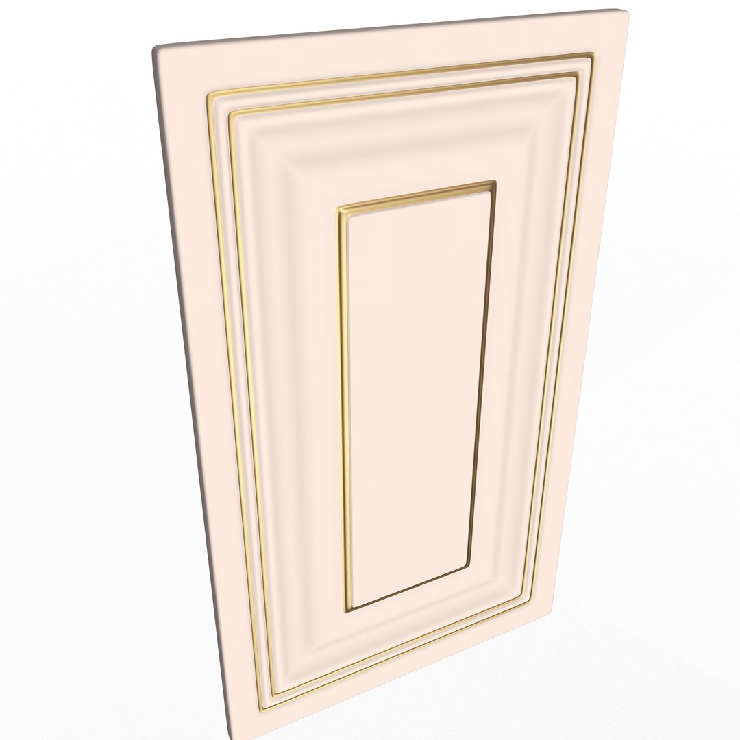 3D Kitchen Cabinet Door Classic 04 Model - TurboSquid 2125007