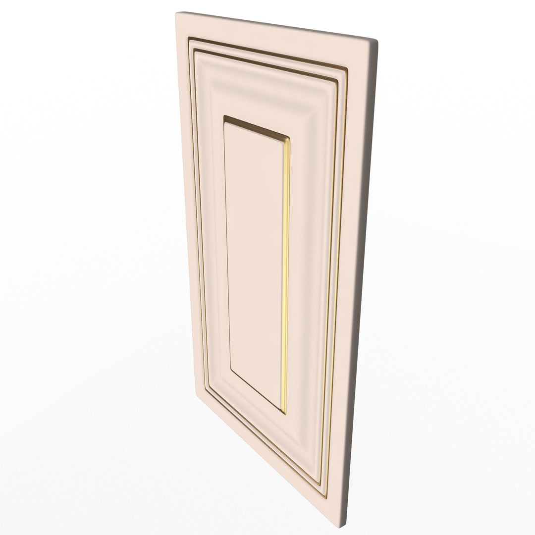 3D Kitchen Cabinet Door Classic 04 Model - TurboSquid 2125007