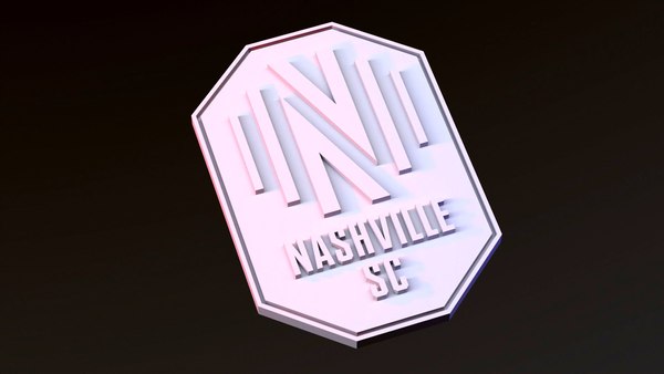 modelo 3d Keychan con el logotipo de Nashville SC imprimible y ...