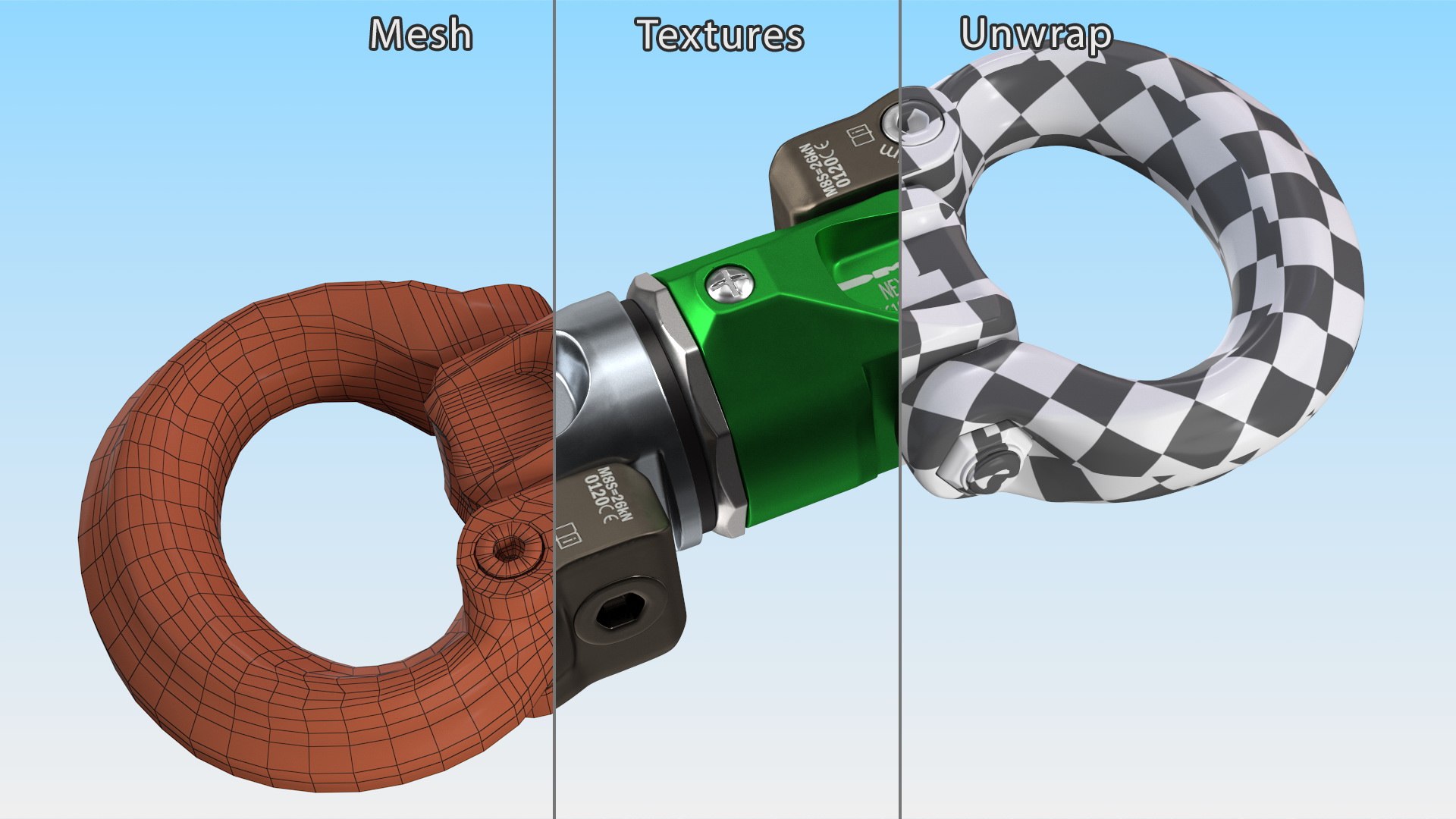 DMM Modular Mini Swivel 3D Model - TurboSquid 2051623