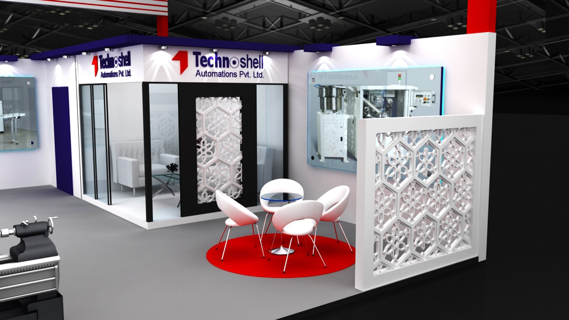 2 SIDE OPEN STAND 3D Model - TurboSquid 1990486