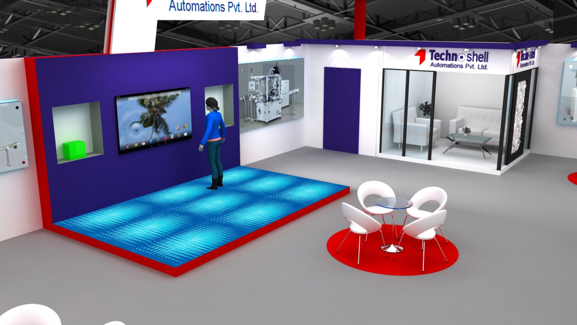 2 SIDE OPEN STAND 3D Model - TurboSquid 1990486