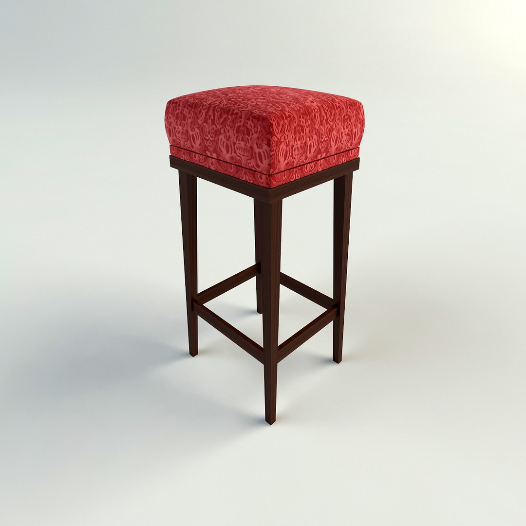 3d model bar stool
