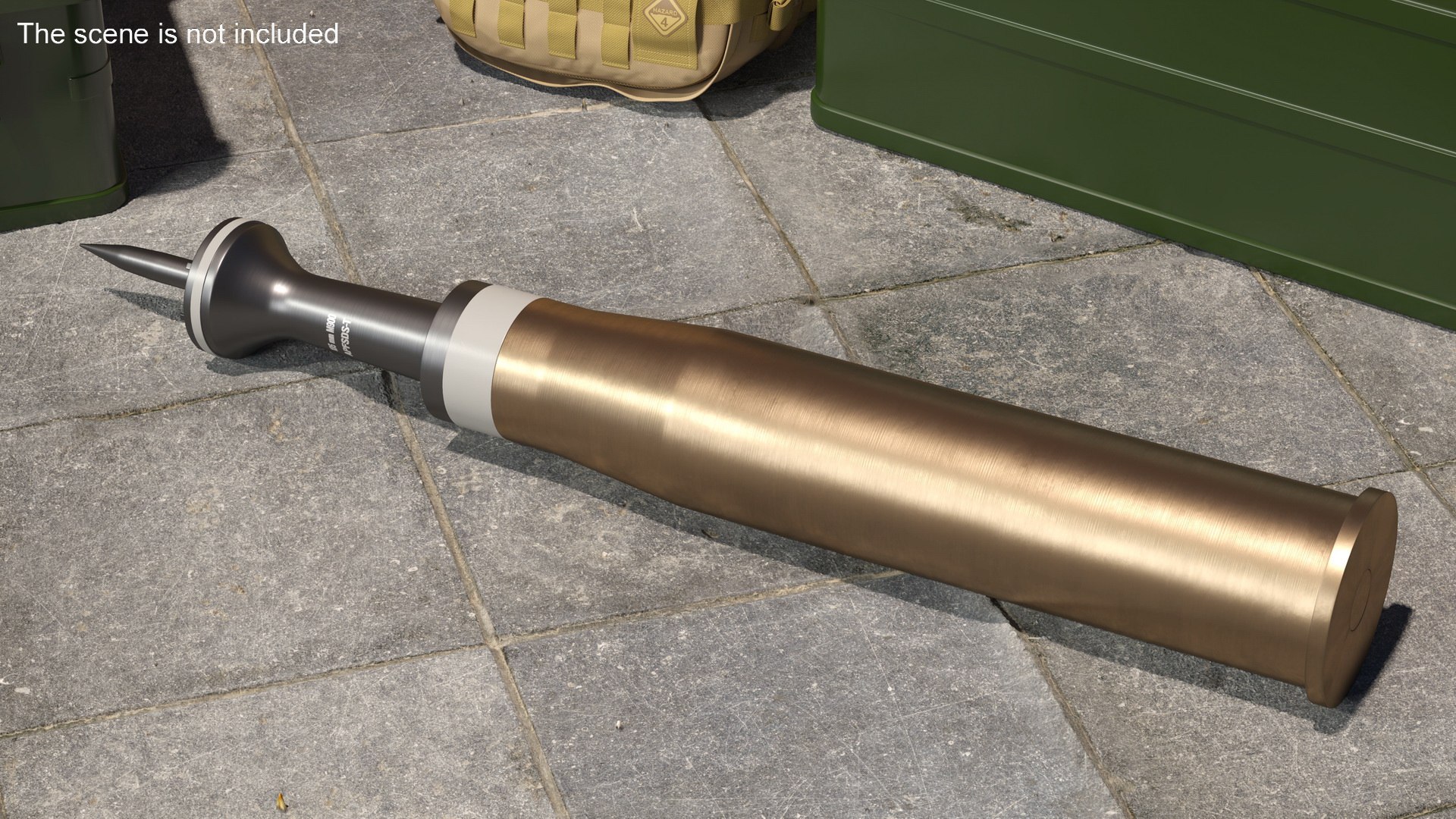 3D 105 Mm Caliber Kinetic Projectile - TurboSquid 2224903