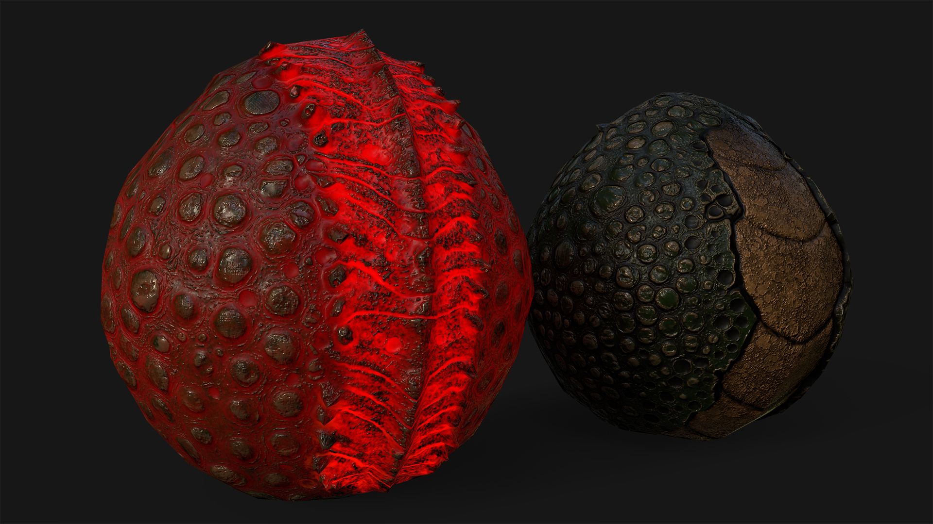 Handpainted dragon egg - 3D model - TurboSquid 1697547