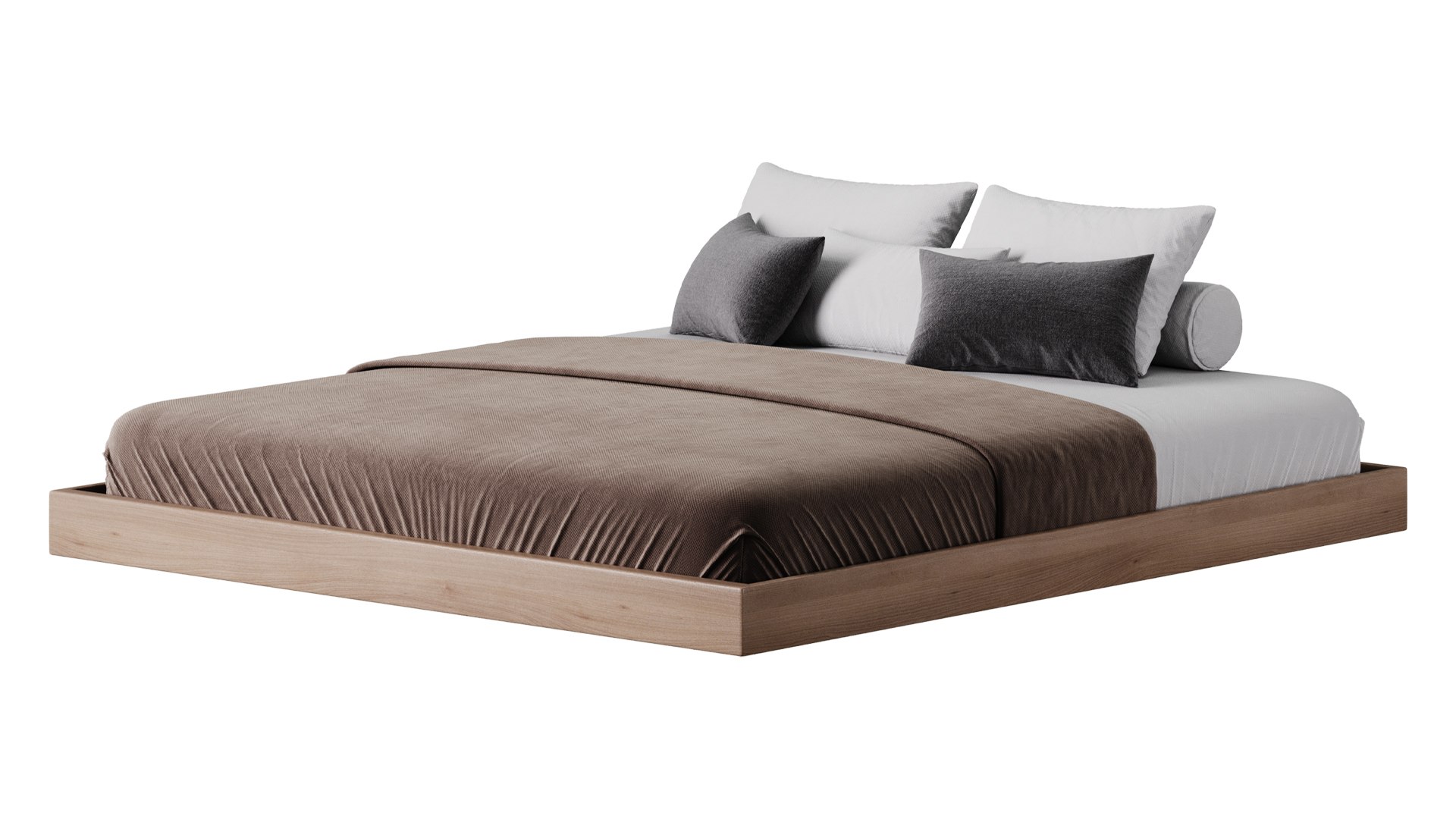 3D Espresso Platform Bed Model - TurboSquid 2285429