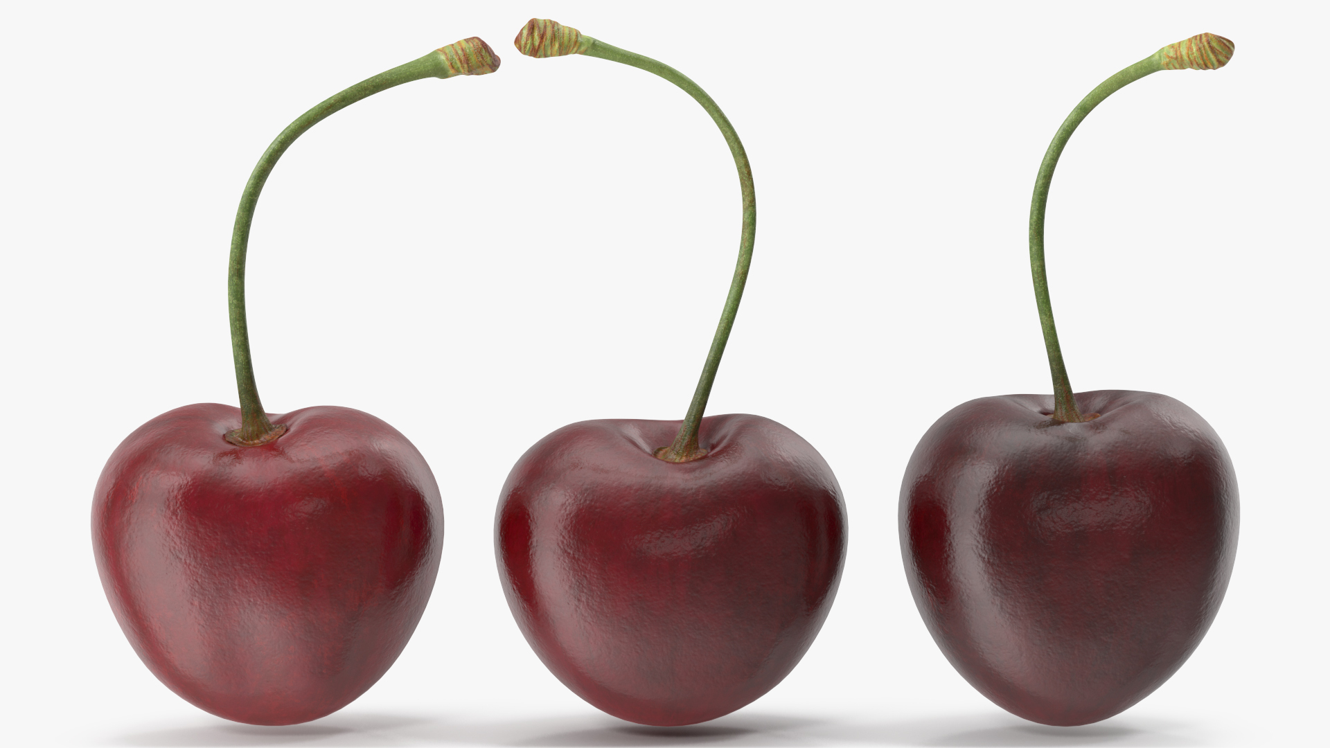 3D Cherries Glass Plate - TurboSquid 1607265