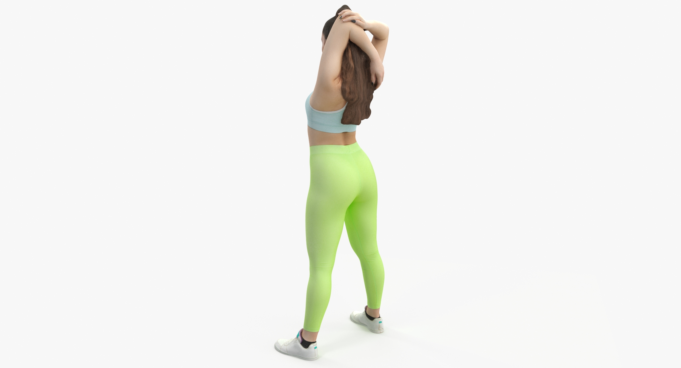 Freya Sport Stretching Pose 02 3D model - TurboSquid 1904697
