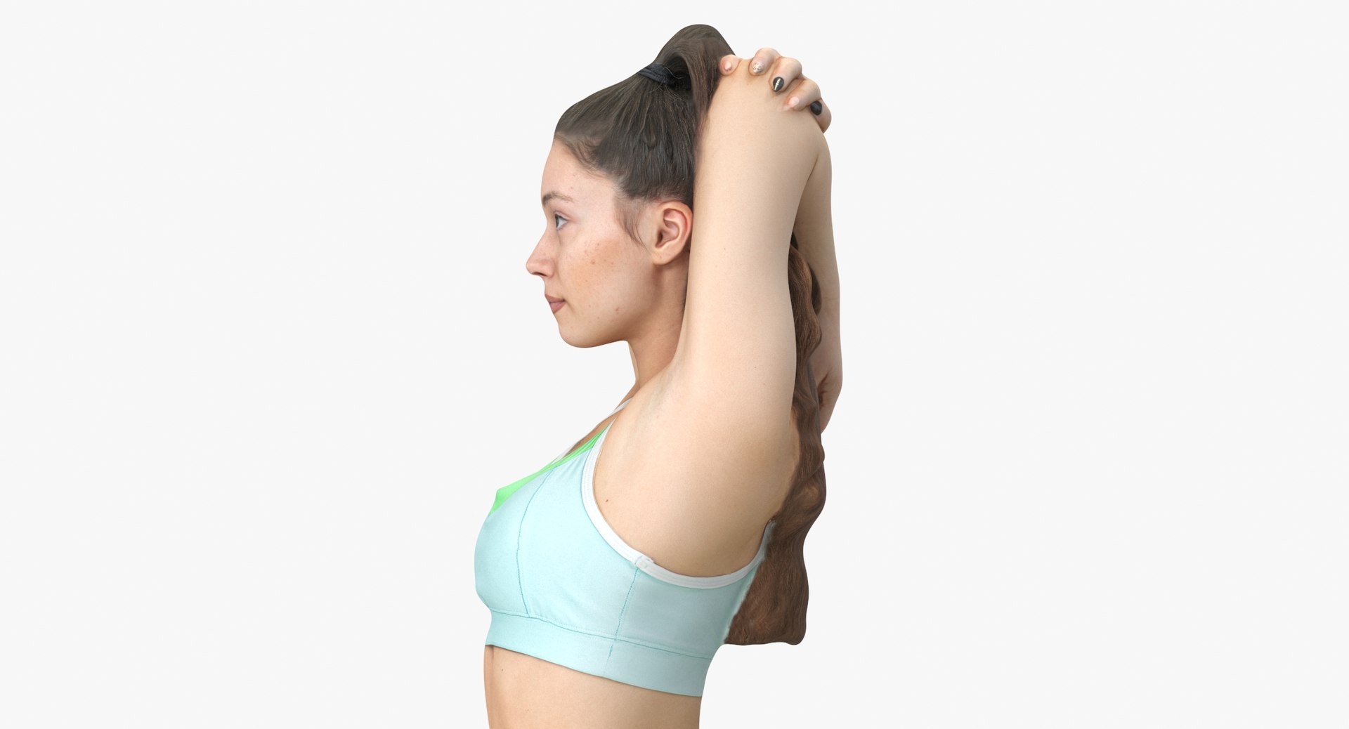 Freya Sport Stretching Pose 02 3D model - TurboSquid 1904697