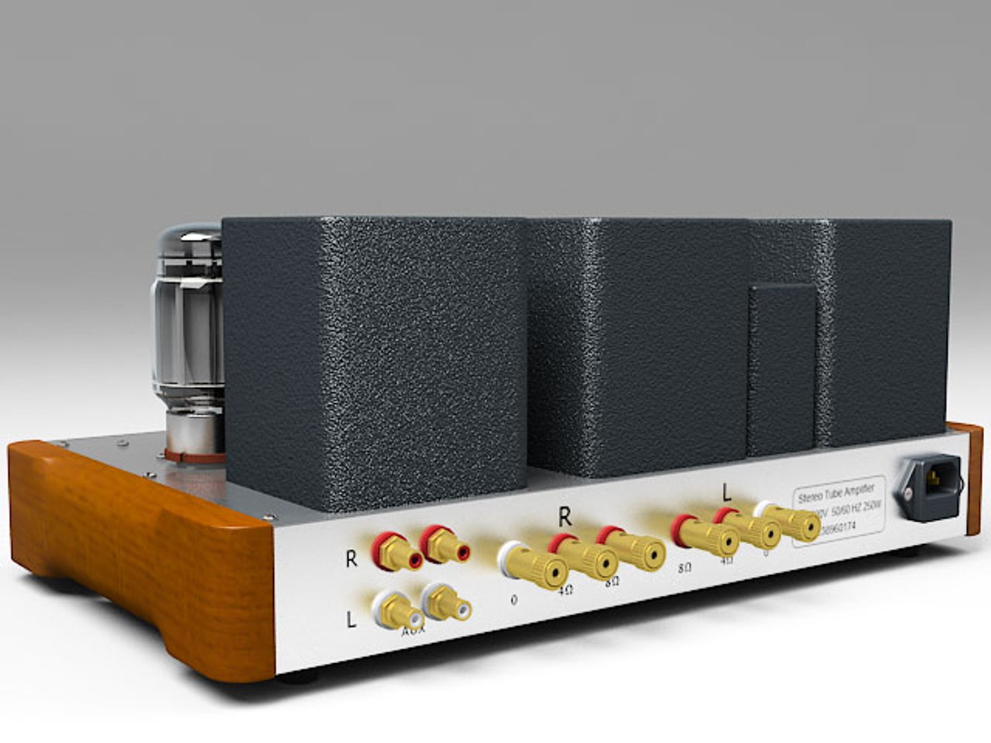 Hi-fi Tube Amplifier 3d Model