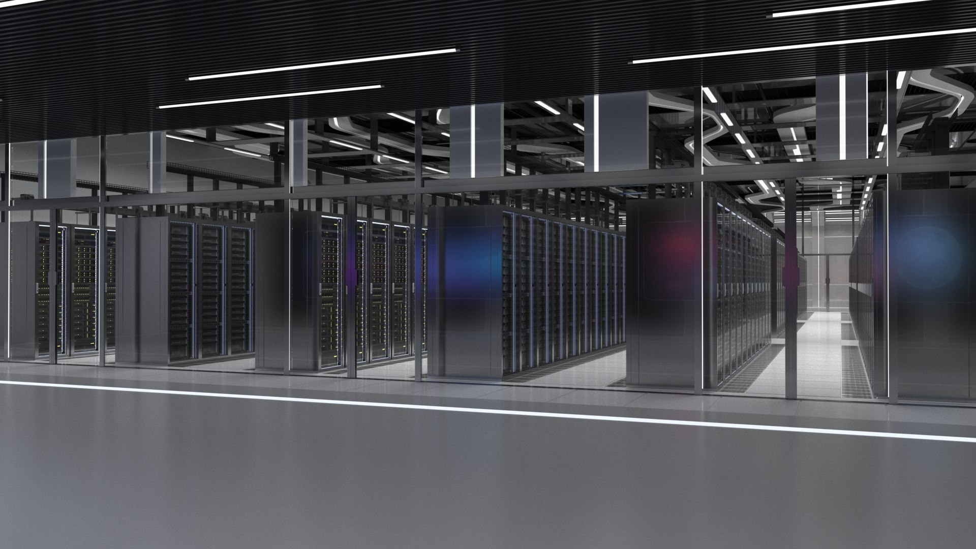 Data Server Center 3D - TurboSquid 1977385