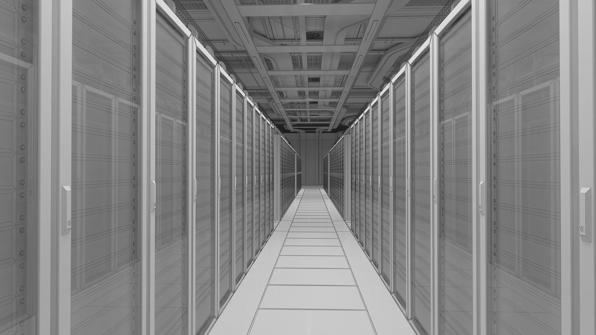 Data Server Center 3D - TurboSquid 1977385