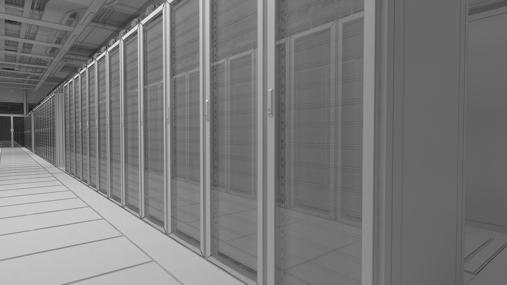 Data Server Center 3D - TurboSquid 1977385