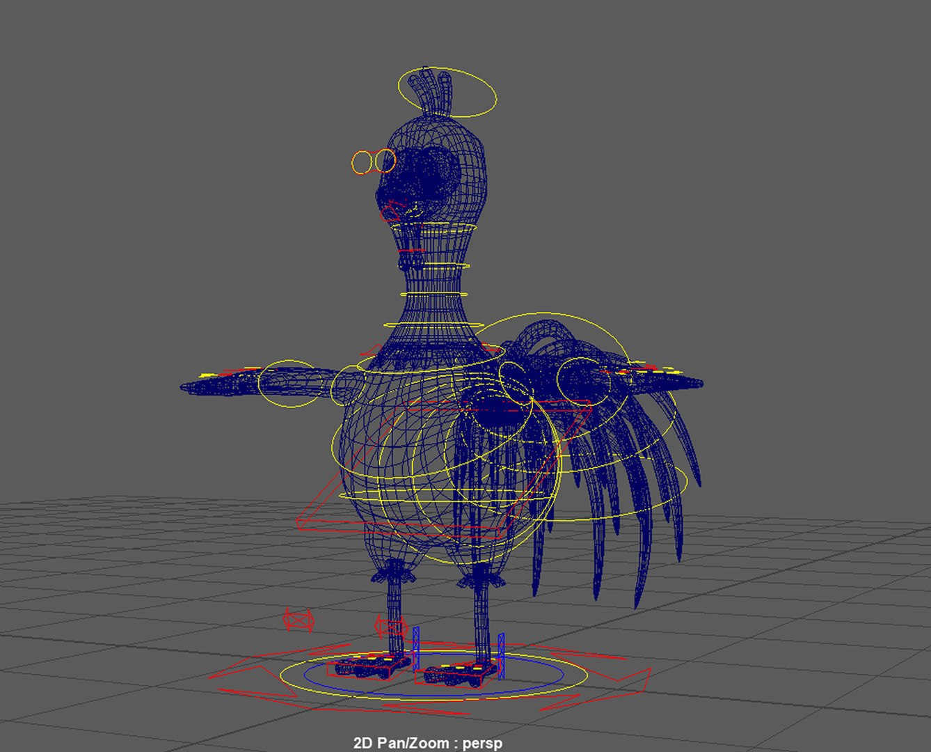 Cartoon Chicken Rigged 3D - TurboSquid 1708515