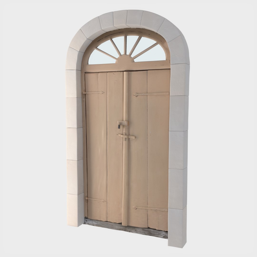 Old door scanned 002 3D - TurboSquid 2062403