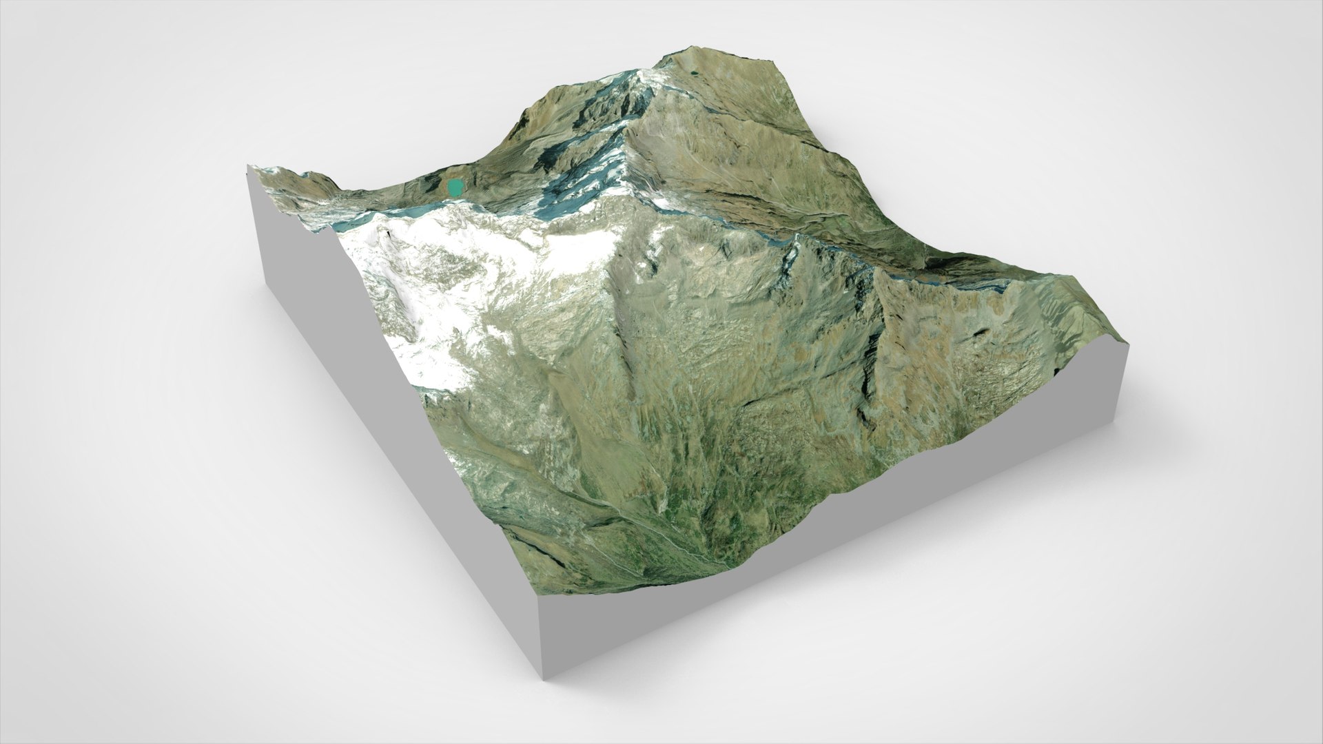 3D Mountain Landscape Punta Grober Macugnaga Italy - TurboSquid 2383389