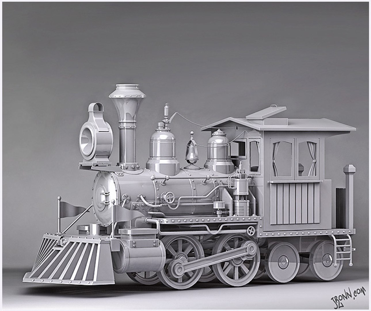 3d Model Classic Train