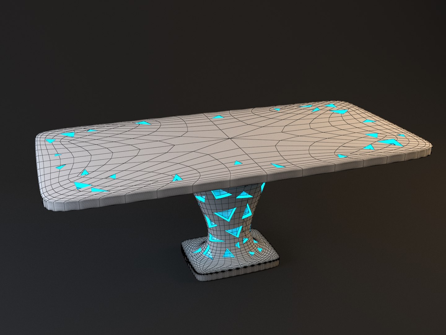 Modern Table 3D Model - TurboSquid 1186990