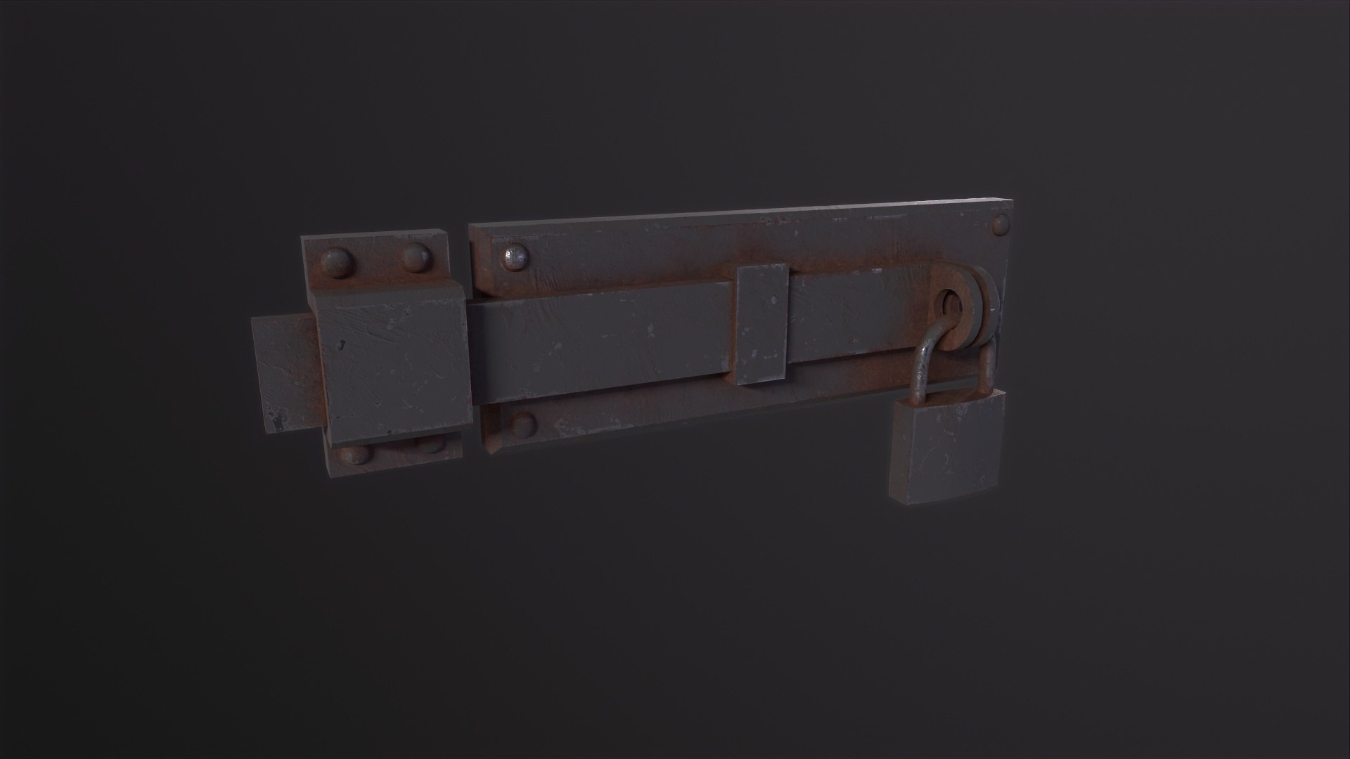 Metal Door Lock 3D Model - TurboSquid 2107441
