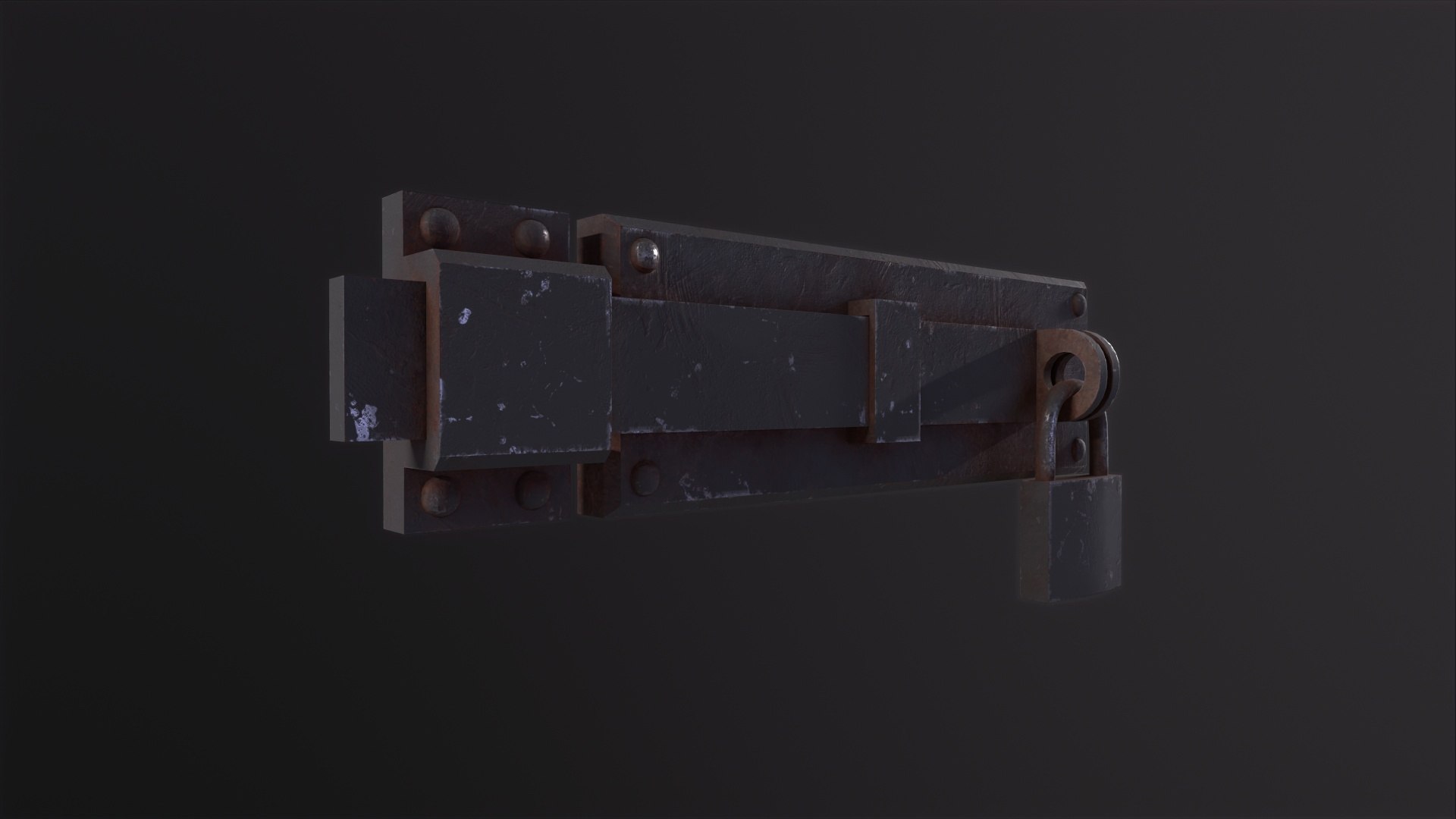 Metal Door Lock 3D Model - TurboSquid 2107441