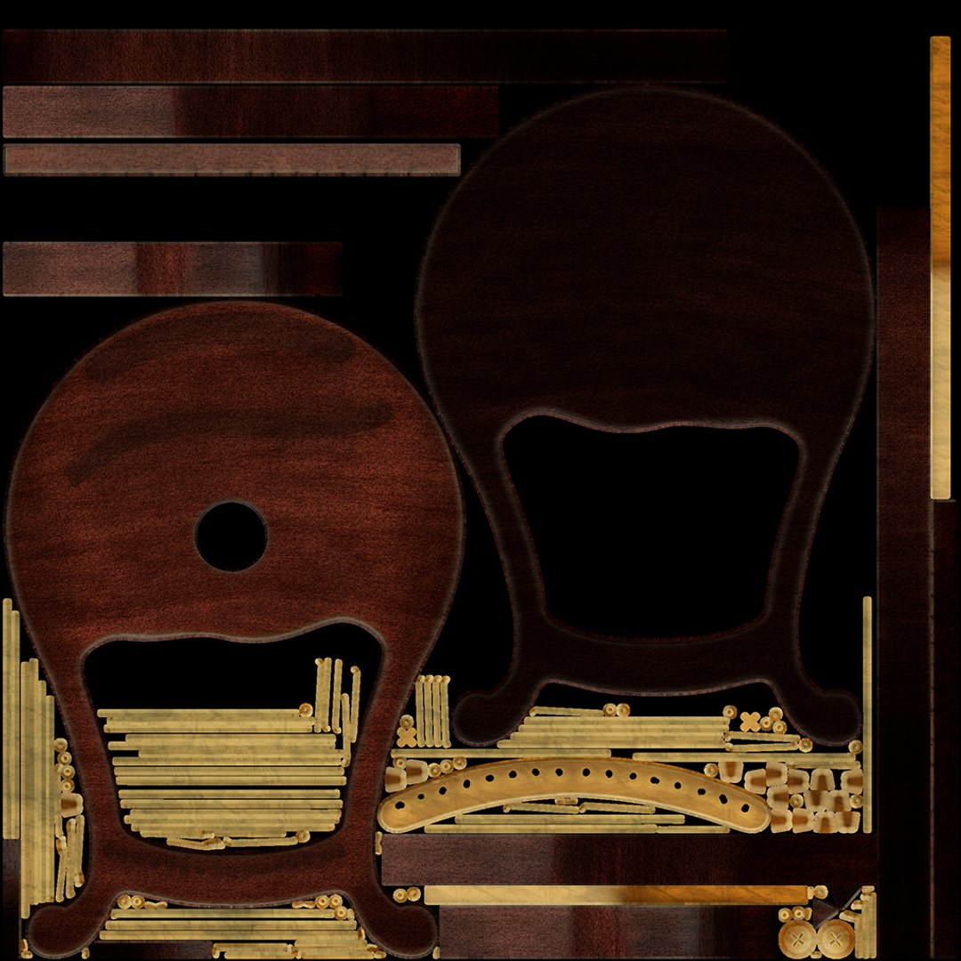 Lyre 3D Model - TurboSquid 2226885