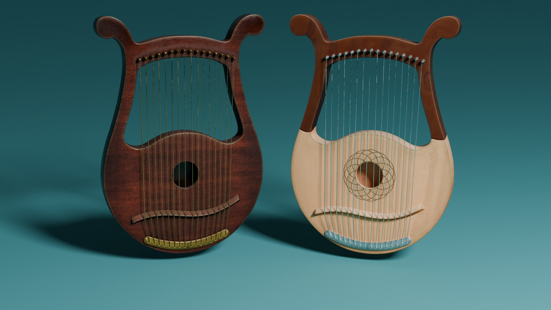 Lyre 3D Model - TurboSquid 2226885