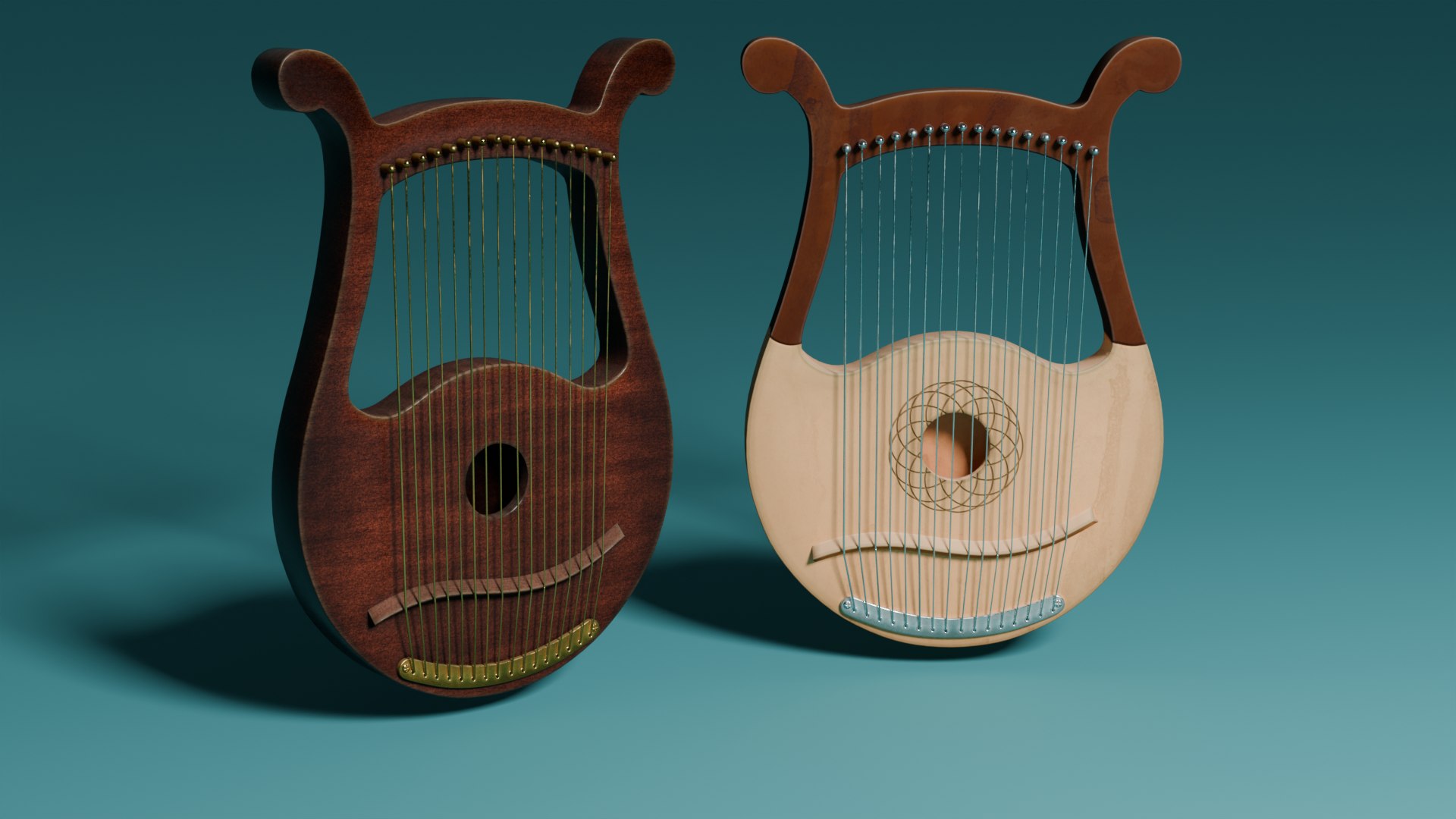 Lyre 3D Model - TurboSquid 2226885