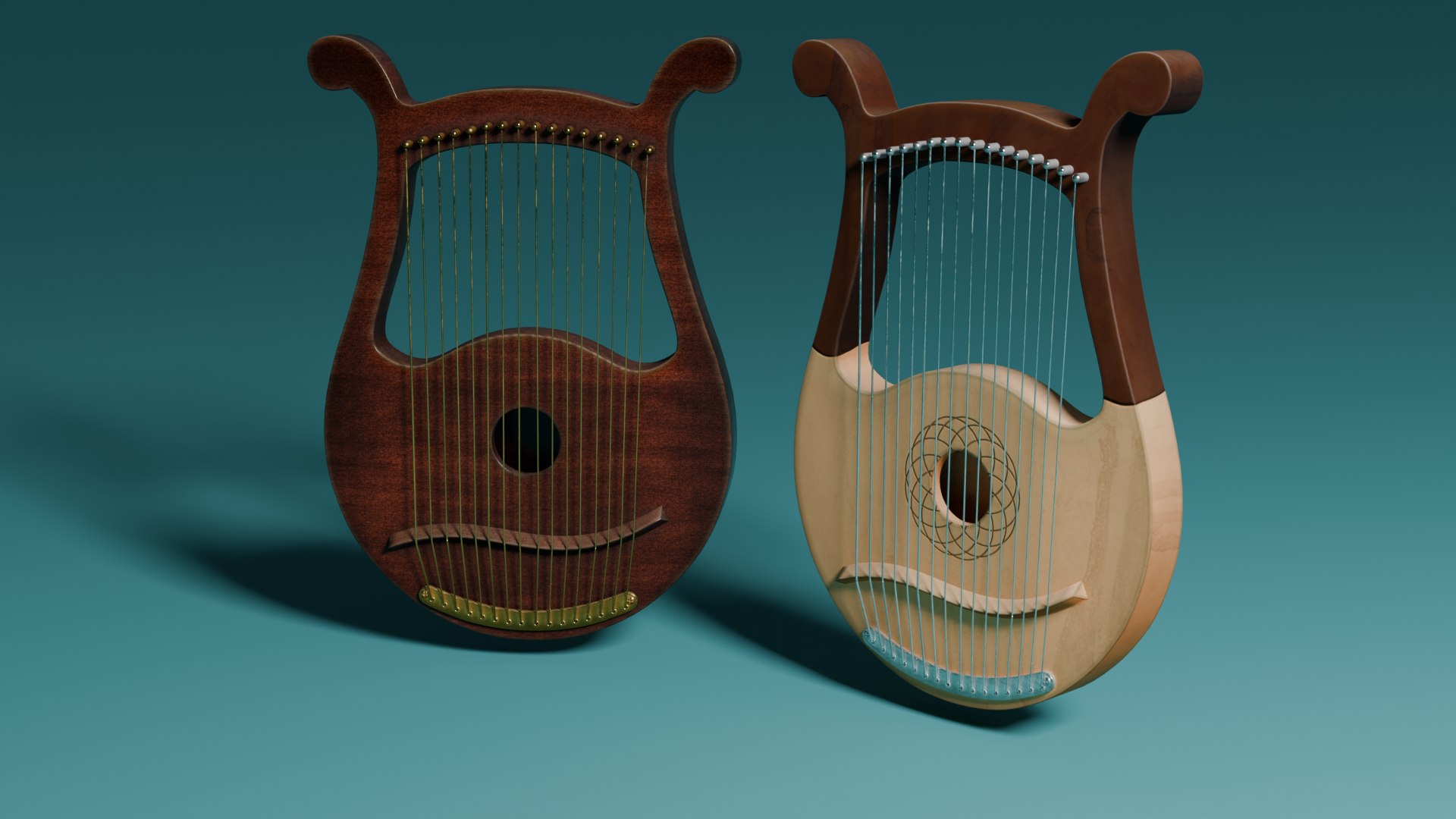 Lyre 3D Model - TurboSquid 2226885