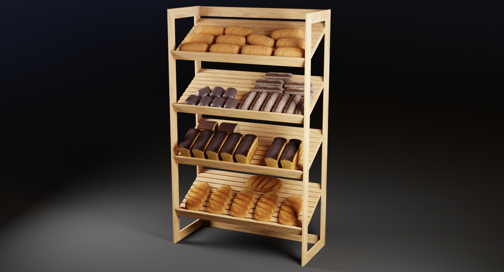 Blender Bread 3D Model - TurboSquid 1393862