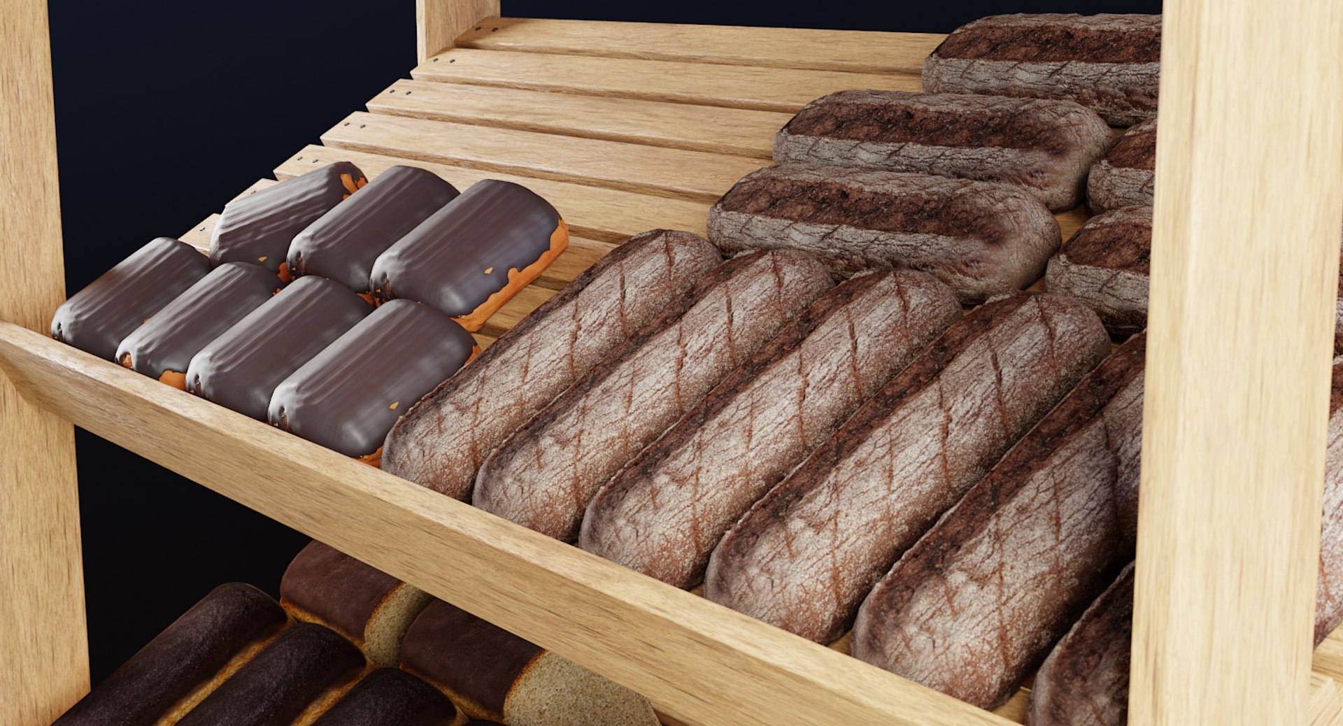 Blender Bread 3D Model - TurboSquid 1393862