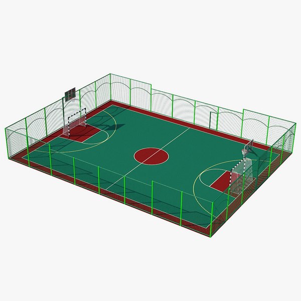 3d model multifunctional playground