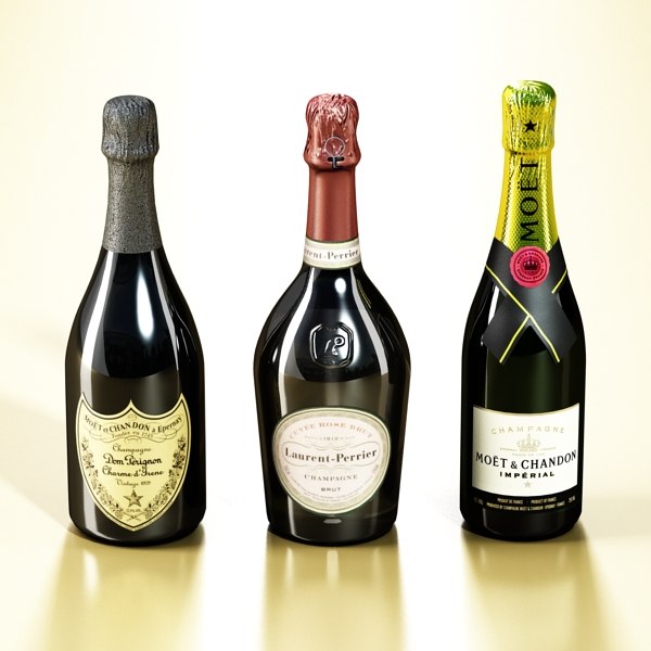 max 3 champagne bottles