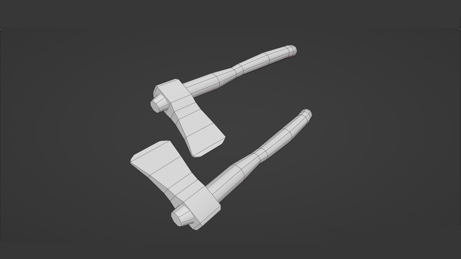 3D Rusty Axe - Game Ready Low Poly And Bloody Version Model ...