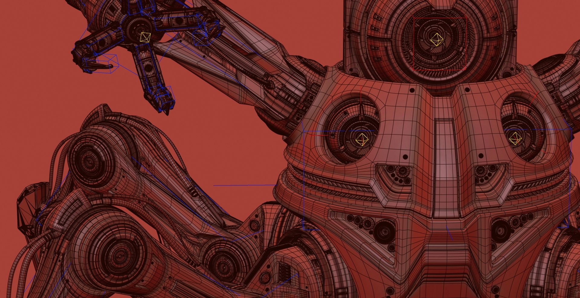 3D Sci-Fi Spider Mech Advanced - Rigged - TurboSquid 2353252