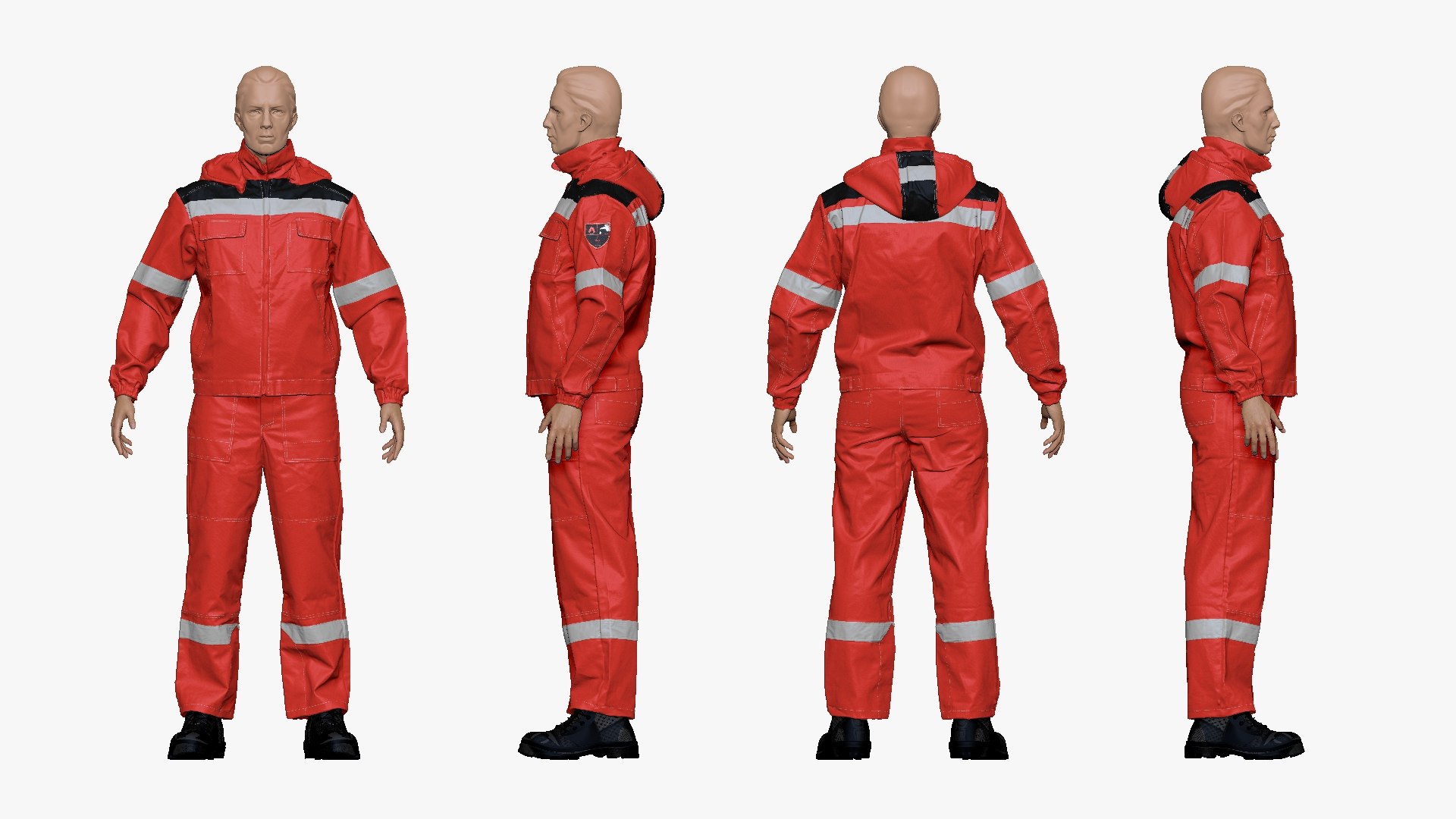 3D 001154 Engineering Suit Red - TurboSquid 1734471